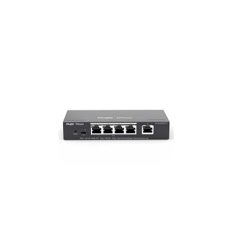 REYEE 5-Port Gigabit Smart POE Switch, 5 Gigabit RJ45 Ports including 4 ...